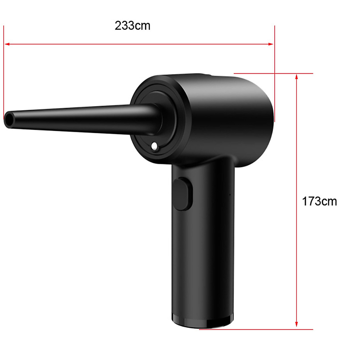 Compressed air Duster, 51000RPM Keyboard Cleaner 6000mAh Cordless Electric air Duster Reusable USB Rechargeable Keyboard Cleaning Kit is Suitable for Computer, Car, Household Dust Removal