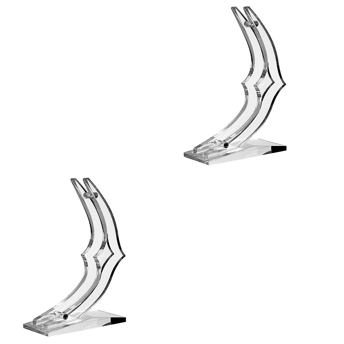 Gold Rose Display Stand Acrylic Rose Holder for Gold Dipped Rose Plastic Support Base for Single Stem Plated Rose Flower Rose Stand 2pcs