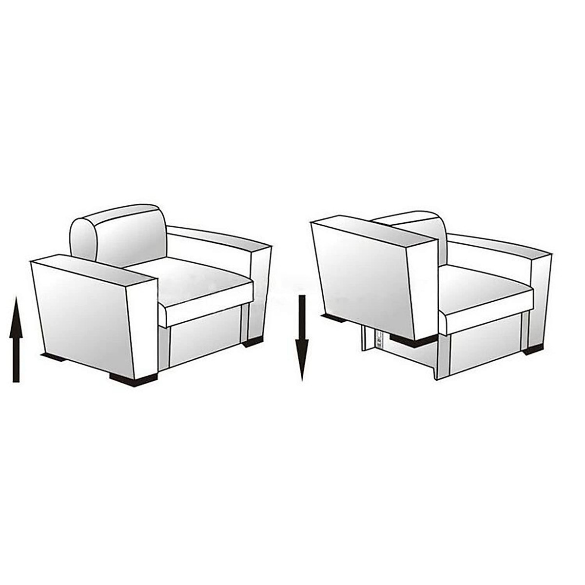 heyous 2 Sets 120x47mm Metal Color Zinc Sectional Sofa Interlocking Connector Bed Parts Heavy Duty Interlocking Hangers Furniture Connector Bed Replacement Parts