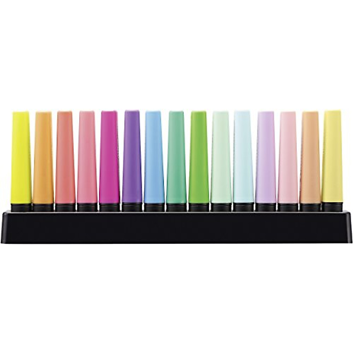 STABILO BOSS Original Fluorescent and Pastel Highlighters – Deskset of 15 Assorted Colours