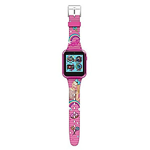 Accutime Kids Nickelodeon JoJo Siwa Educational Learning Touchscreen Smart Watch Toy for Girls, Boys, Toddlers - Selfie Cam, Learning Games, Alarm, Calculator, Pedometer & More (Model: JOJ4128AZ)