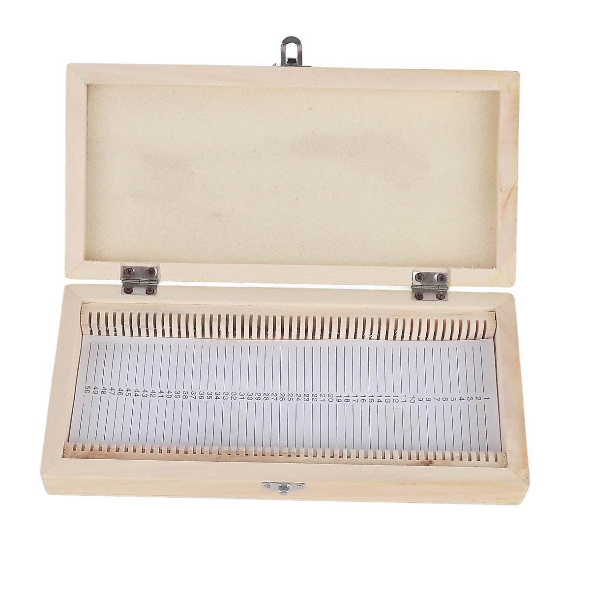 Microscope Slide Box Large-capacity Biological Slide Storage Box Wooden Storage Box for Slice Collection
