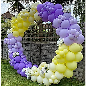 Pastel Purple Balloons 12inch 5inch 70pcs Latex Party Balloons Macaron Purple Birthday Balloons Wedding Baby Shower Party Decorations