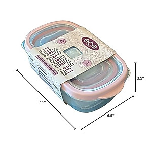 ECO HOME FOOD STORAGE CONTAINER (RECTANGULAR) (PURPLE)