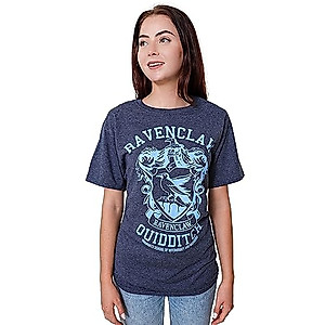 Harry Potter Ravenclaw Quidditch Team Adult T-Shirt(MD, Navy Heather)