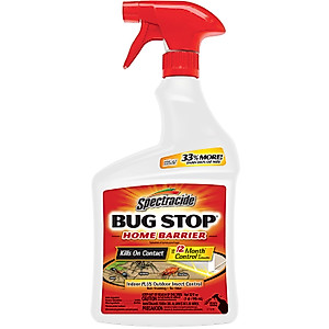 Spectracide Bug Stop Home Barrier Ready-to-Use Spray, 32 Fluid Ounce