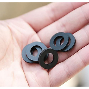 VkerQerd 30Pcs Propane Tank Gasket & O-Rings with 1Roll PTFE Thread Seal Tapes, 0.59in Propane O-Ring Adapter & 0.73 Inch Propane Pipe Hose Seal Rings Gasket for Propane Tank Cylinder POL Connector