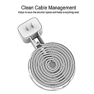 Outlet Wall Mount Holder for Homepod Mini, Space-Saving Design Perfect Cord Management Outlet Socket Wall Mount for Homepod Mini Voice Assistant