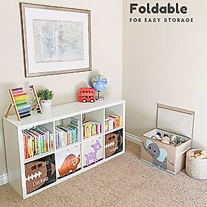 Black Football Personalized Storage Basket ,Custom Storage Bins Cubes Organizer with Handle for Bedroom Wardrobe,Nursery,Basket 1 Pack