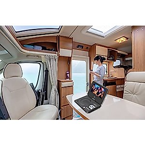 NAXA Electronics NPD-952 9-Inch TFT LCD Swivel Screen Portable DVD Player with USB/SD/MMC Inputs