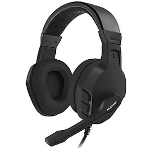 NUBWO U3 Gaming Headset with Mic for PC, PS4, PS5, Xbox 1, Mac, Switch, Wired Over-Ear Gaming Headphones with Mic Clear Call, Lightweight & in-Line Control-Black