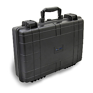 Casematix Waterproof Mixer Carry Case Compatible with Rode Rodecaster Pro Podcast Production Studio and Adapter - Hard Carry Case With Padded Foam