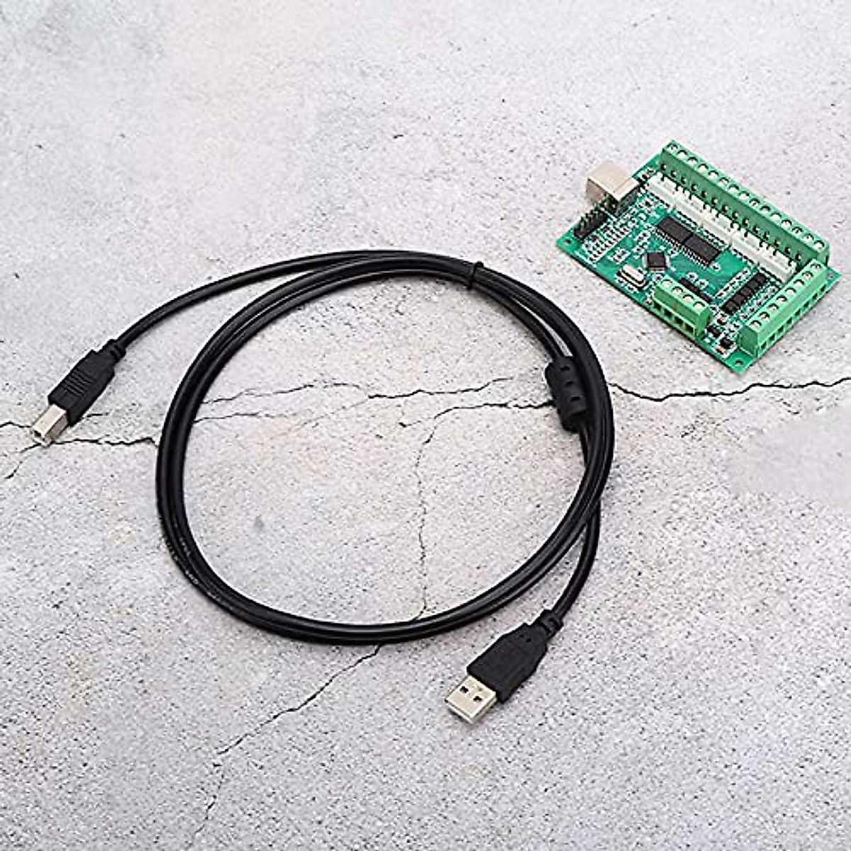 Davitu Motor Driver - Driver Board CNC USB 100Khz Branch 5 Axis Port Driver Motion Control Card 12-24V Controller Board