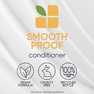Biolage Smooth Proof Conditioner | Provides Humidity Control & Anti-Frizz Smoothness | For Frizzy Hair | Paraben & Silicone-Free | Veganâ€‹ | 13.5 Fl. Oz