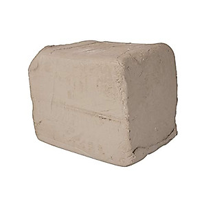 AMACO High Fire Moist Non Toxic Stoneware Clay, 50 lb, Buff No. 46, Brown 45083X