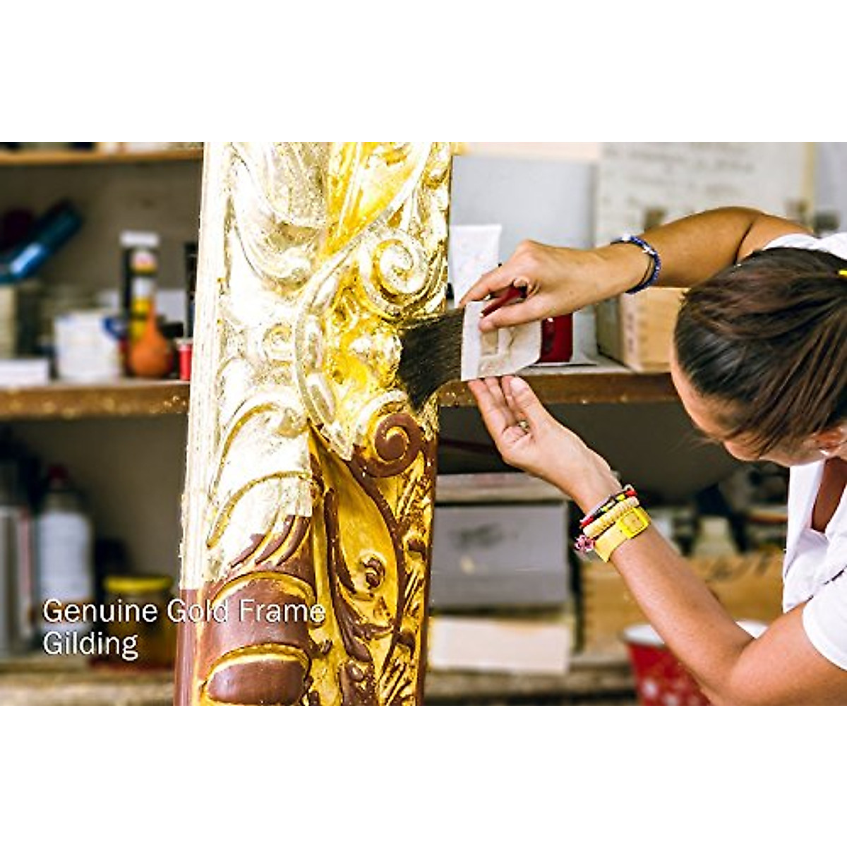 Genuine Gold Leaf Sheets 24k - by Barnabas Blattgold - 3.1 inches - 25 Sheets Booklet - Loose Leaf