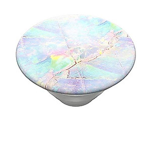 PopSockets Phone Grip with Expanding Kickstand, Marble PopGrip - Opal