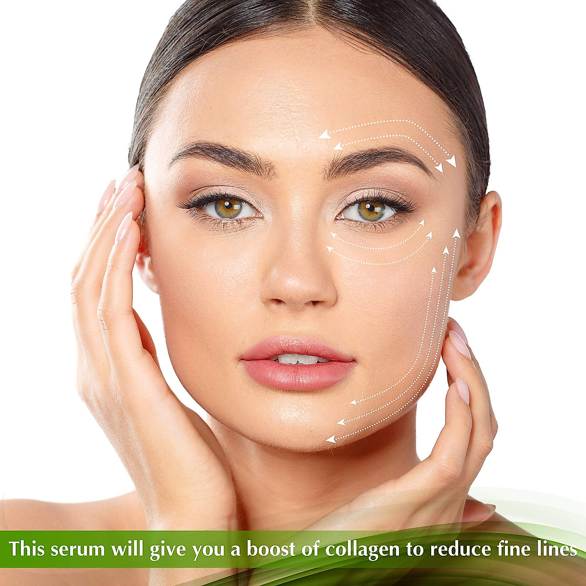 Green Tea Matcha Revitalizing Serum, For Face, Neck & Decollete, Antioxidant Facial Treatment, Smoothes Fine Lines & Wrinkles, Hydrates & Plumps Skin, Acnу Treatment and Dark Corrector