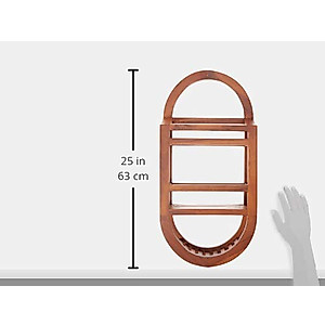 Bare Decor BARE-AX4508 Teak Shower Caddie Storage Organizer, 24"