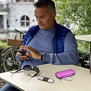 Heart Monitor Case Compatible with AliveCor for Kardia Mobile ECG/for KardiaMobile 6L for Apple and Android Device - CASE ONLY(Purple)