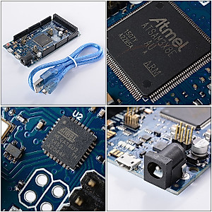 DUE R3 Board SAM3X8E 32-bit ARM Cortex-M3 and USB Cable (Compatible with Arduino) for win-win business