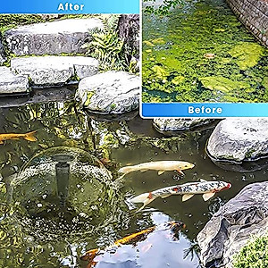 ANBULL Pond Filter Pump 950GPH, 110V/37W Fountain Submersible Water Pump can Adjust Water Flow, High Efficiency Filter Water Pump for Clearing Pond Garden Waterfall Fish Tank Aquarium