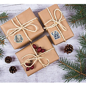 500 Pcs Elephant Animal Aesthetic Round Seal Label Self-Adhesive Stickers for Christmas Halloween Party Decorations for Kid Teen Girl Boy for Scrapbooking Envelopes Water Bottles(Fashion Pattern 10)…