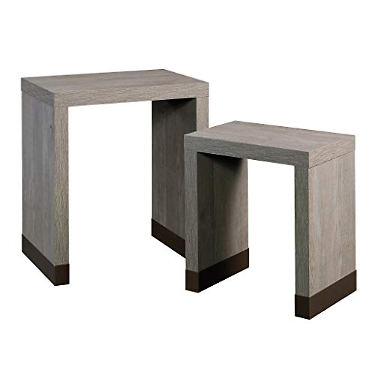 Sauder Manhattan Gate Nesting Tables, Mystic Oak finish