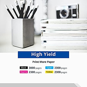 TN227 TN223 High Yield Toner Cartridge TN 227 Compatible for Brother TN-227 TN 223 for MFC-L3750CDW MFC-L3770CDW HL-L3290CDW HL-L3210CW HL-L3230CDW MFC-L3710CW Printer (4 Pack)