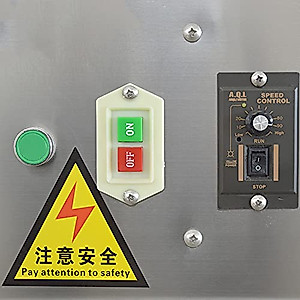 TECHTONGDA Electric Dough Divider Commercial Quantitative Dough Cutter 70-300g Stainless Steel Compact Dough Ball Maker 2500W 110V