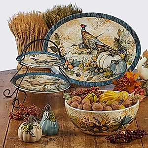 Certified International Harvest Gatherings 16pc Dinnerware Set, Service for 4, Multicolor