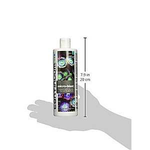 Continuum Aquatics Brightwell Aquatics Micro-Blast - invertebrate food for live corals, feather dusters, gorgonians, and other fine filter feeders, 500 ml
