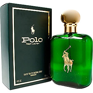 Polo by Ralph Lauren for Men, Eau de Toilette Natural Spray, 4-Fluid Ounce ( Packaging May Vary)