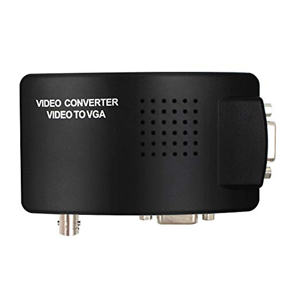 Portable BNC to VGA Video Converter Composite S-Video Input to PC VGA Out Adapter Digital Switch Box for PC MACTV Camera DVD DVR