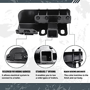 Snailfly 2“ Trailer Tow Hitch Assembly Fit for Ford Bronco 2021-2024 Class 3 Hitch Receiver, NOT for Bronco Sport