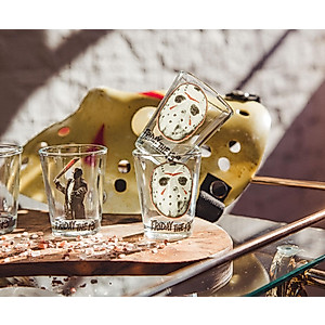 Friday The 13th Jason Voorhees 2-Ounce Mini Shot Glasses | Set of 4