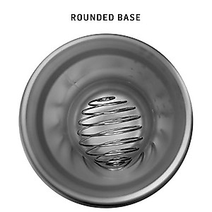 BlenderBottle Justice League Strada Shaker Cup Insulated Stainless Steel Water Bottle with Wire Whisk, 24-Ounce, Harley Quinn