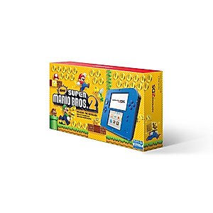 Nintendo 2DS - Electric Blue 2 with New Super Mario Bros. 2 (Game Pre-Installed) - 2DS