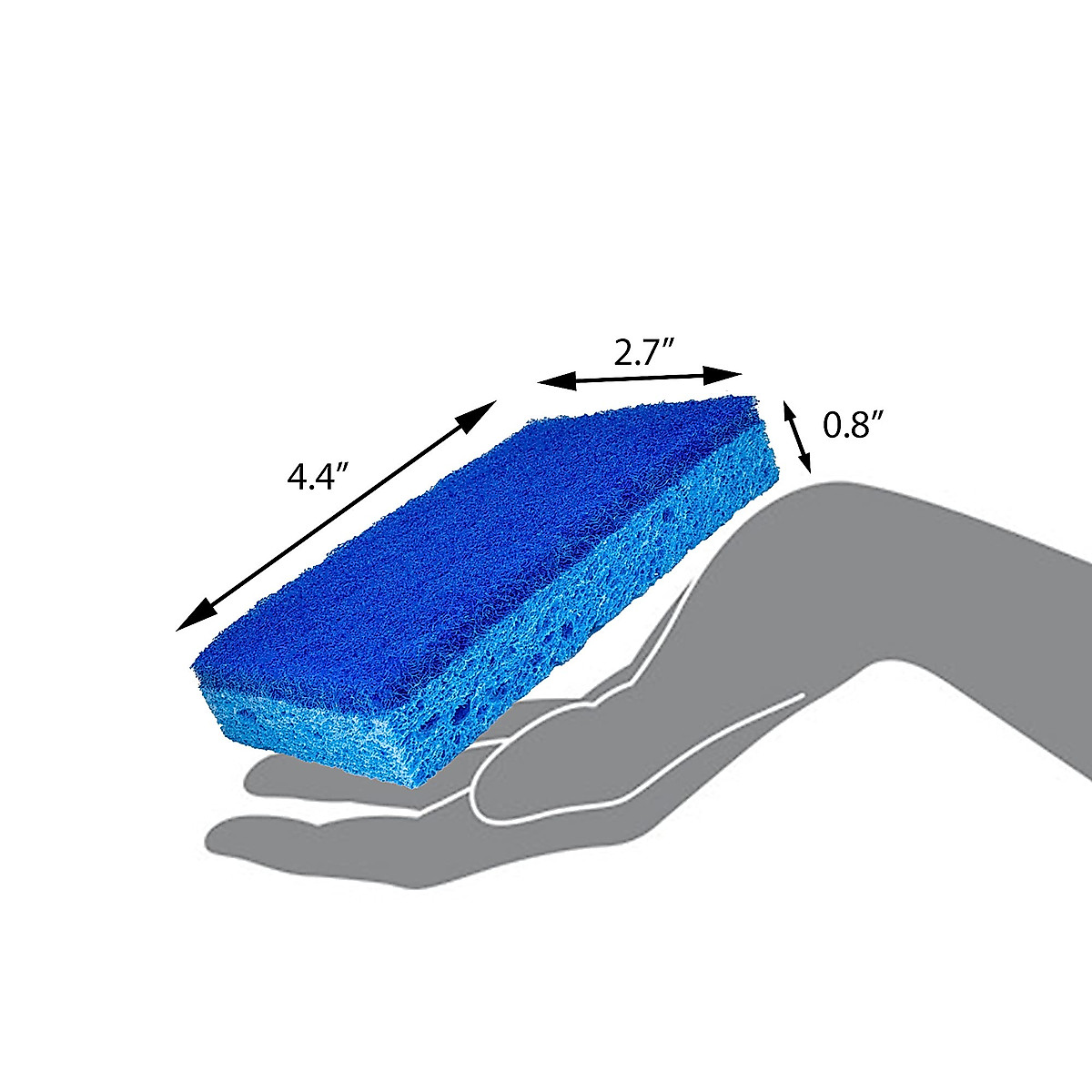 Amazon Basics Non-Scratch Sponges, 6-Pack