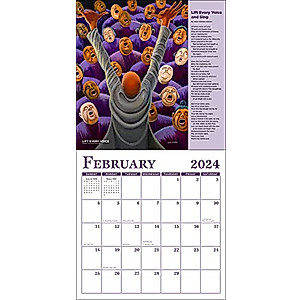 Ernie Barnes 2024 Wall Calendar