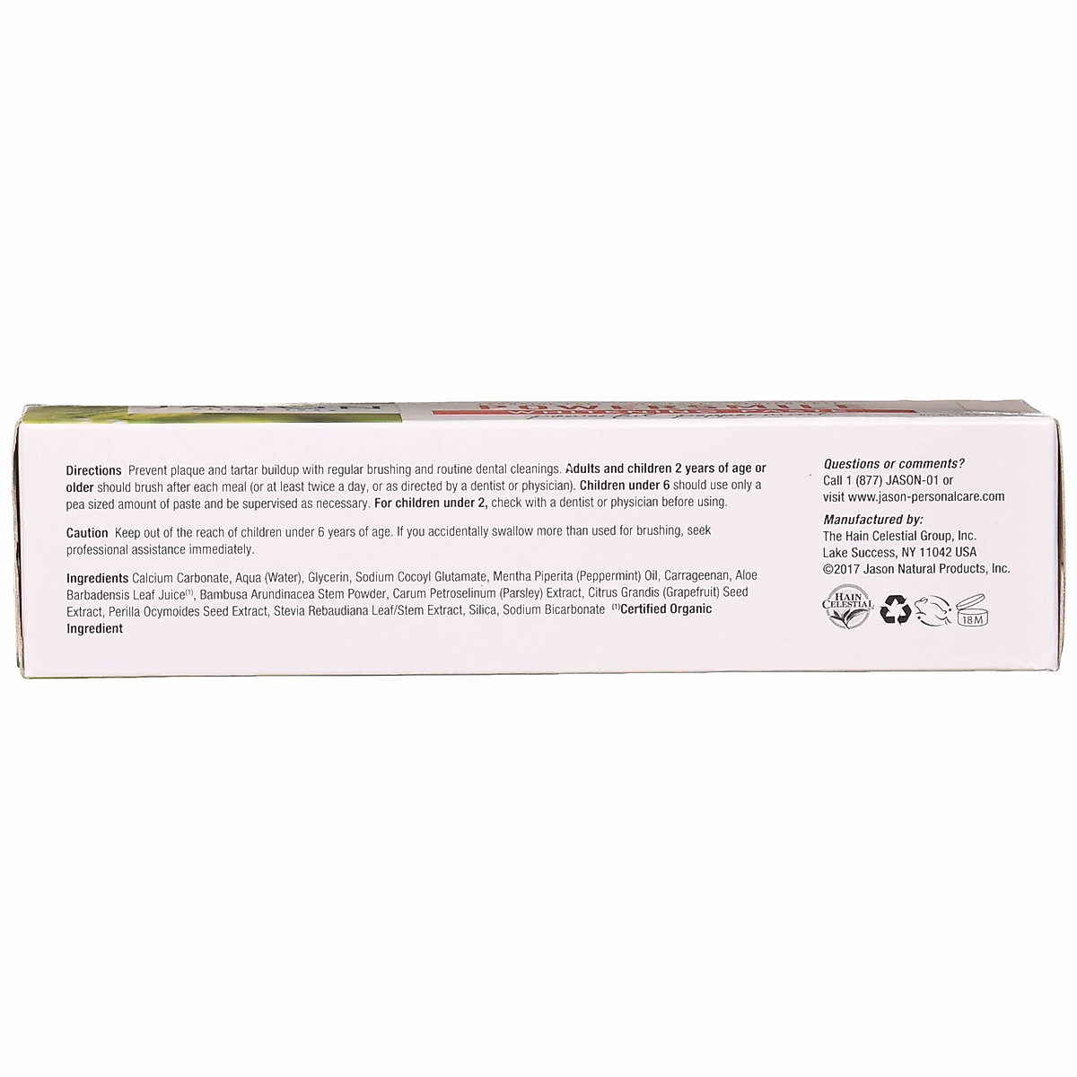 JASON NATURAL PRODUCTS TPSTE,POWERSMILE, 6 OZ (Pack of 3)