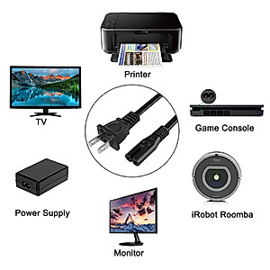 15FT Extra Long Power Cord Compatible with Xbox Series X, Xbox Series S, Xbox One S/X, Samsung TCL Toshiba LG TV