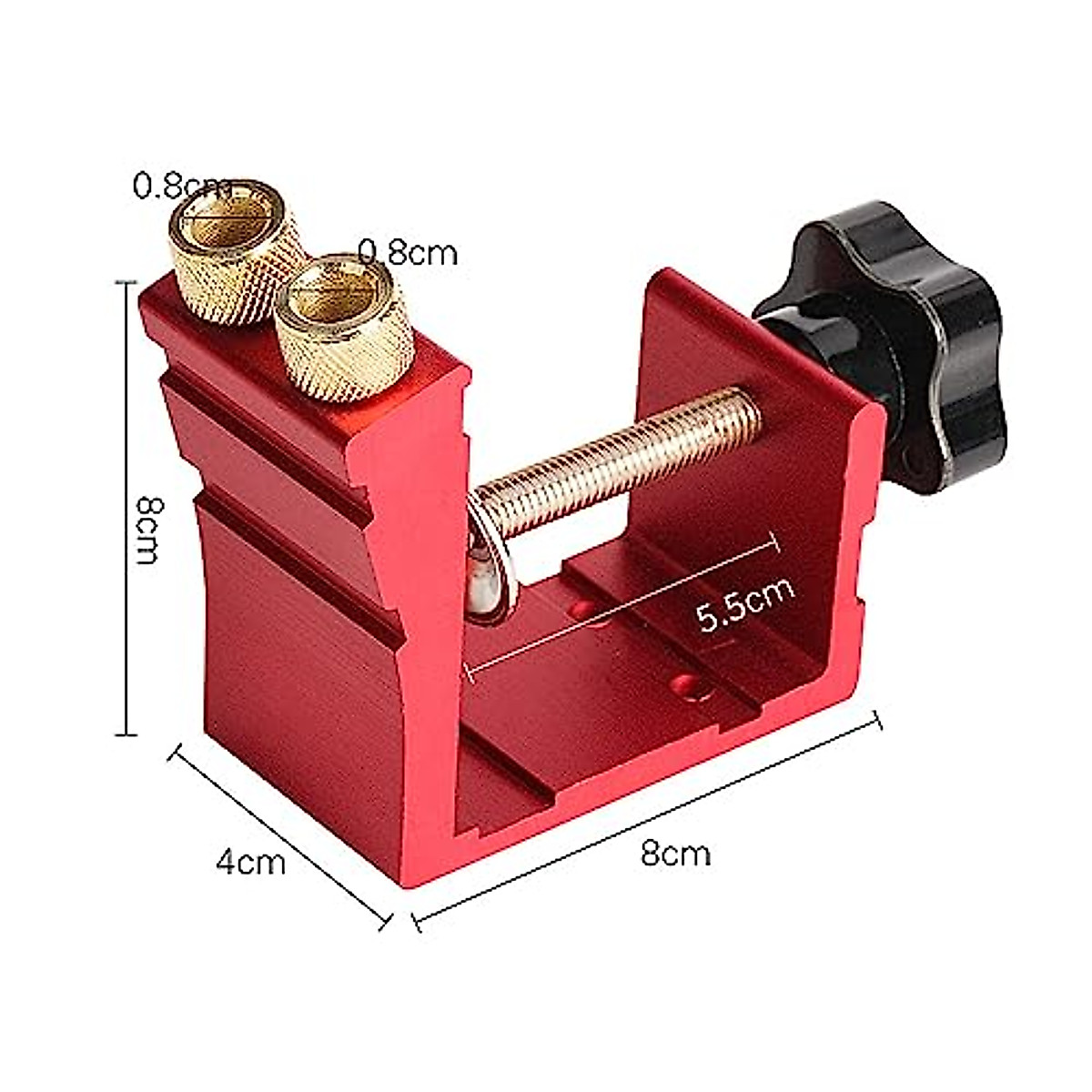 Jieotwice Pocket Hole Jig Kit Woodworking Oblique Hole Locator Positioner Drill Bits 15 Degree Angle Drill Guide Set Carpentry Tools