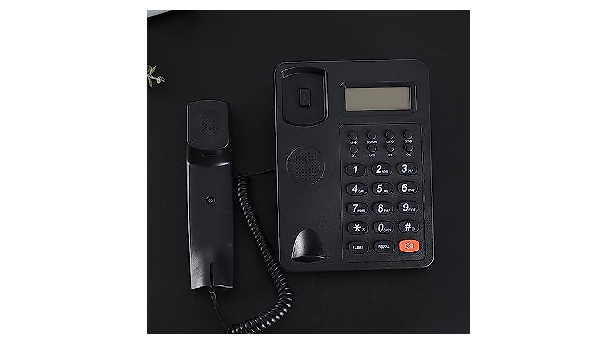 Corded Landline Phone with LCD Display - Quality & Ease