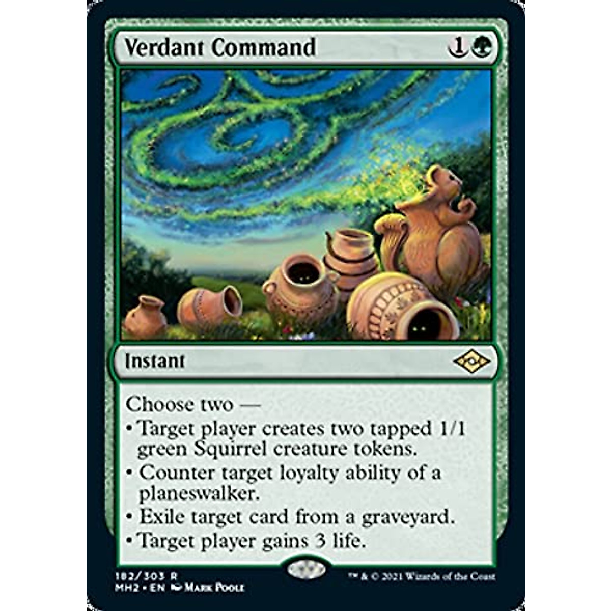 Magic: the Gathering - Verdant Command (182) - Modern Horizons 2