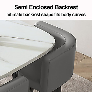 Kitchen Bar Table And Chair Set,Furniture Office Conference Tables,Reception Room Club Table And Chair,Dining Table Soft Backrest Seat,Furniture Coffee Kitchen,Space Saving,For Living Room,Bedroom ( C