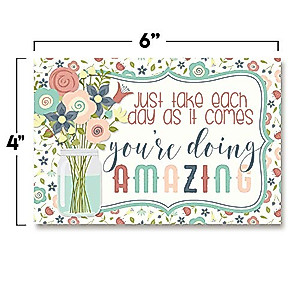 Thinking of You Blank Postcards To Send To Friends & Family, Total of 20 4"x6" Fill In Notecards (5 of each design) by AmandaCreation