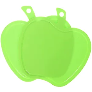 Didiseaon 2pcs Shaped Cutting Board With Handle Small Bread Board Cheese Serving Platter Round Charcuterie Board for Fruit and Veggies