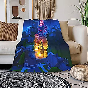 Unisex Game Blanket Soft Flannel Throw Blanket Great Gifts for Men Women Sofa Bed Living Room 50"X40"