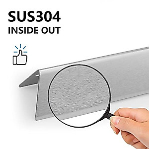 Weber Grill Spirit Replacement Parts, 7636 Weber Spirit Grill Parts 15.3 Inch Flavorizer Bars for Weber Spirit I & II 300 Series, Spirit E310 E320 E330 S310 S320 S330 with Front Control Knobs